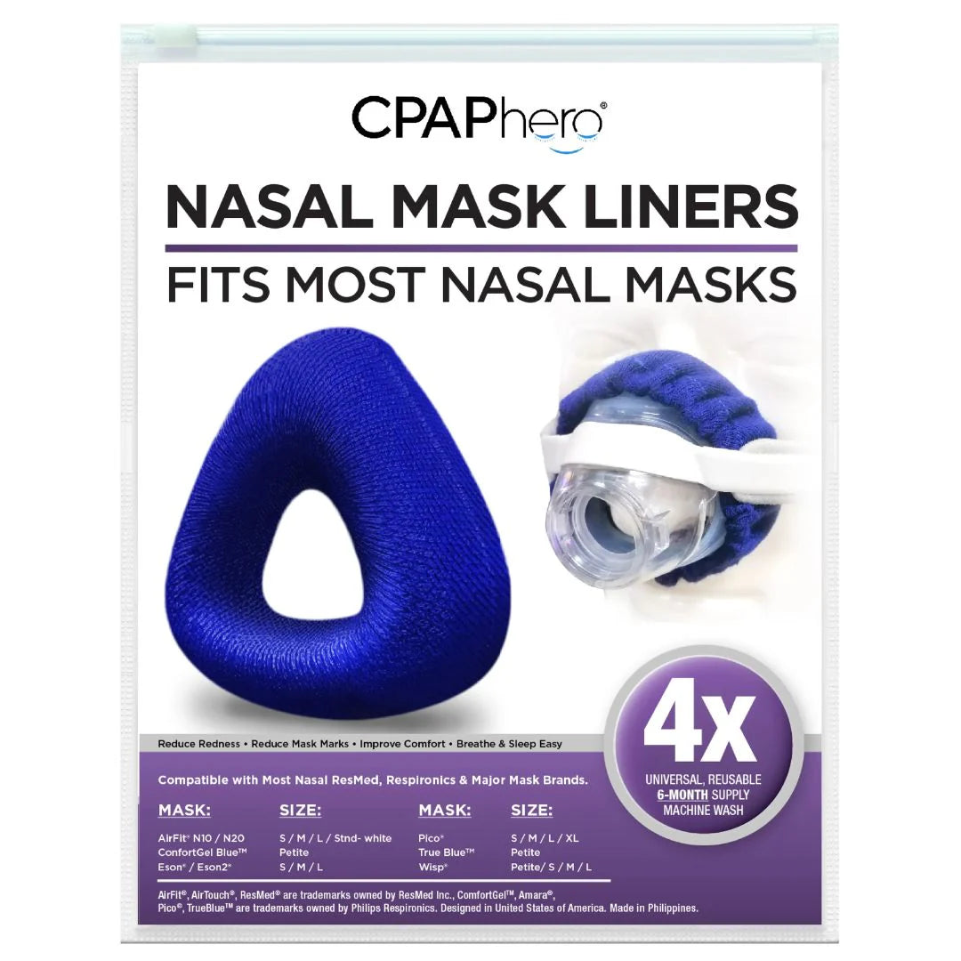 Universal Mask Liner for Nasal Mask - 4 per pack – CPAP Supply Canada